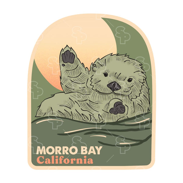 Sticker Pack | 13513 - Morro Bay - Otter Wave