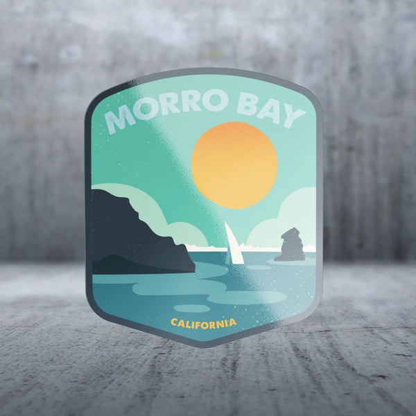 Sticker Pack | 13515 - Morro Bay Rocky Boat