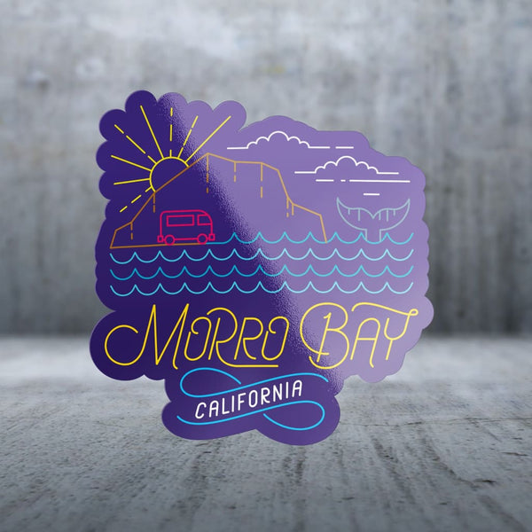 Sticker Pack | 13522 - Neon Sign - Morro Bay