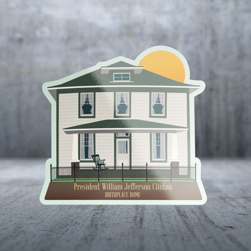 Sticker Pack | 13541 - President Clinton Birthplace - Front Facing
