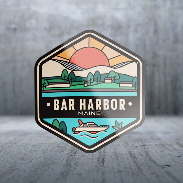 Sticker Pack | 13565 - Outdoor Hex - Bar Harbor
