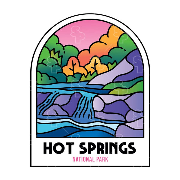 Sticker Pack | 13605 - Bright Arc - Hot Springs