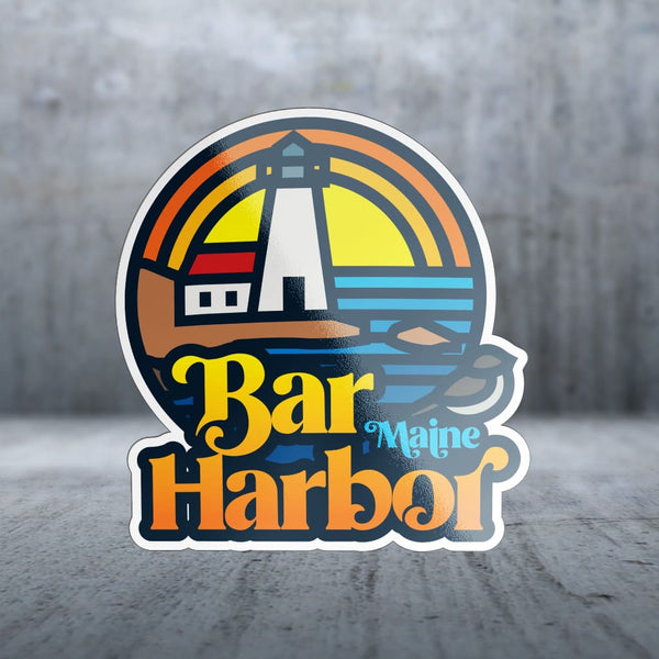 Sticker Pack | 13641 - Bright Text - Bar Harbor