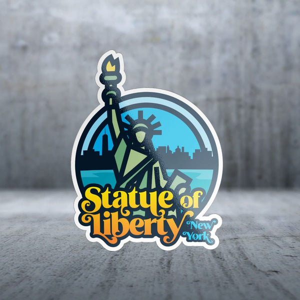 Sticker Pack | 13645 - Bright Text - Statue of Liberty