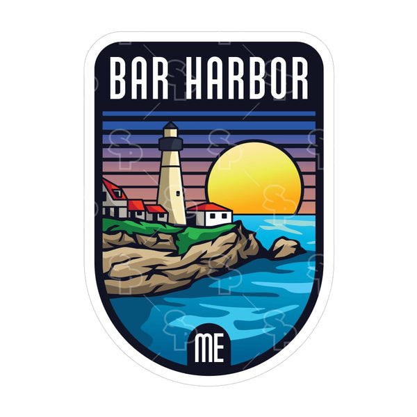 Sticker Pack | 13667 - Sunrise Dusk - Bar Harbor