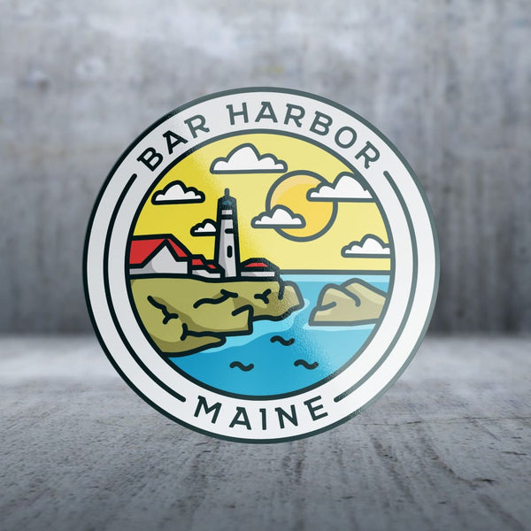 Sticker Pack | 13703 - Clean Circle - Bar Harbor