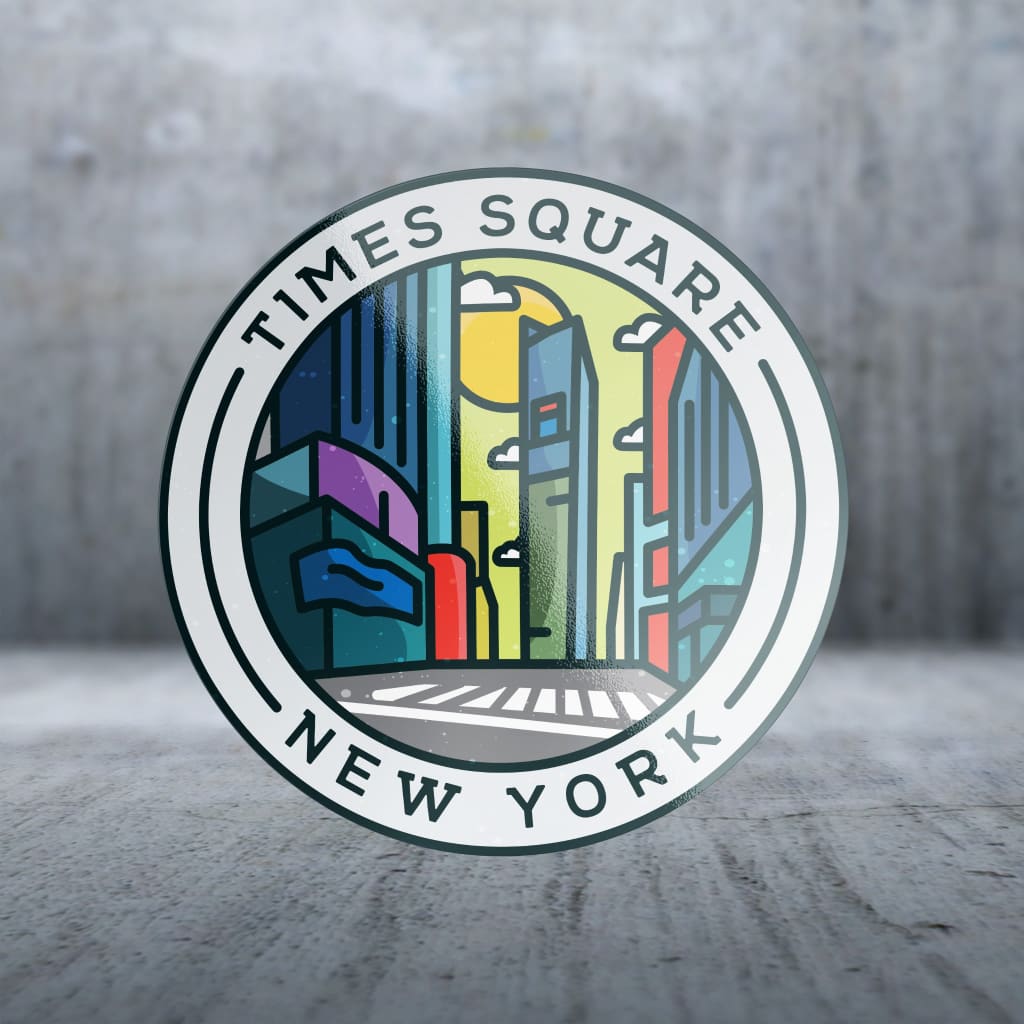 Sticker Pack | 13707 - Clean Circle - Times Square