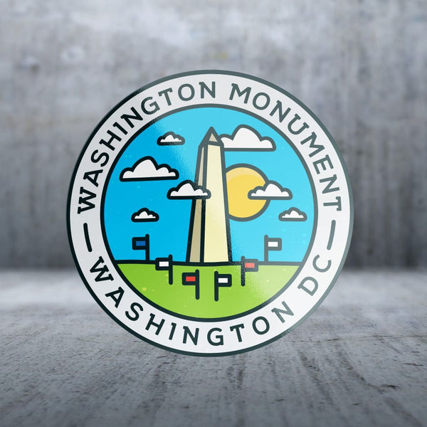 Sticker Pack | 13718 - Clean Circle - Washington Monument