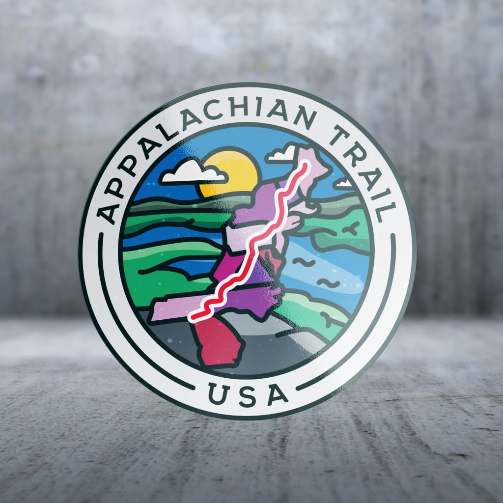 Sticker Pack | 13724 - Clean Circle - Appalachian Trail