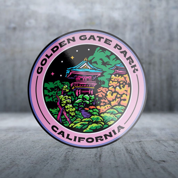 Sticker Pack | 13762 - Neon Purple - Golden Gate Park
