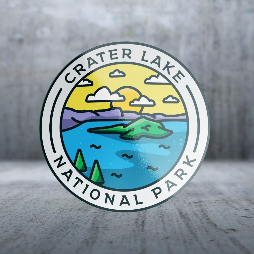 Sticker Pack | 13817 - Clean Circle - Crater Lake