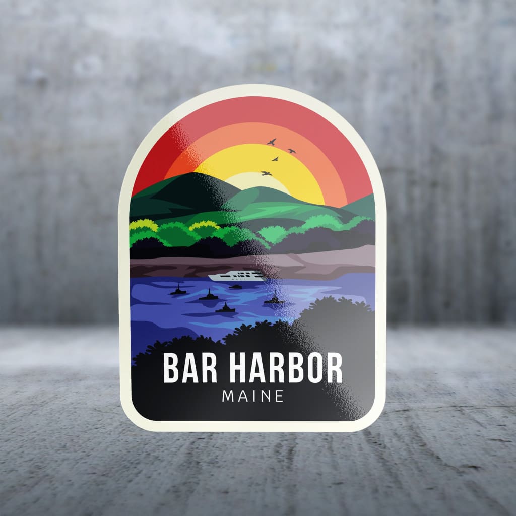 Sticker Pack | 13860 - Rainbow Sky - Bar Harbor