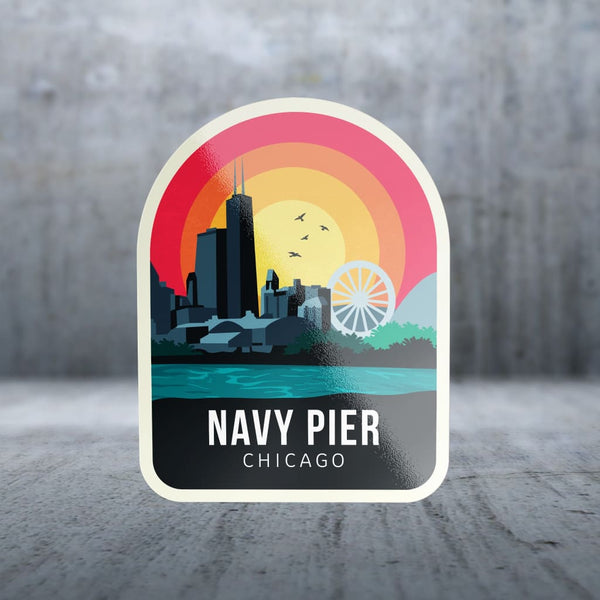 Sticker Pack | 13868 - Rainbow Sky - Navy Pier