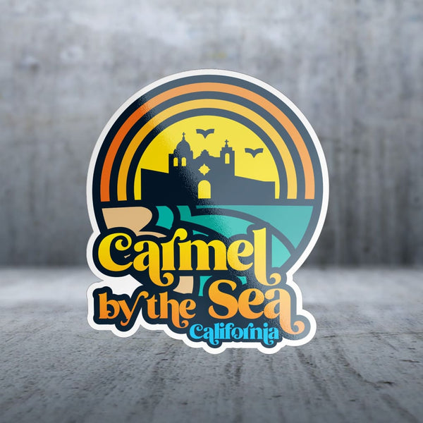 Sticker Pack | 13908 - Bright Text - Carmel By the Sea