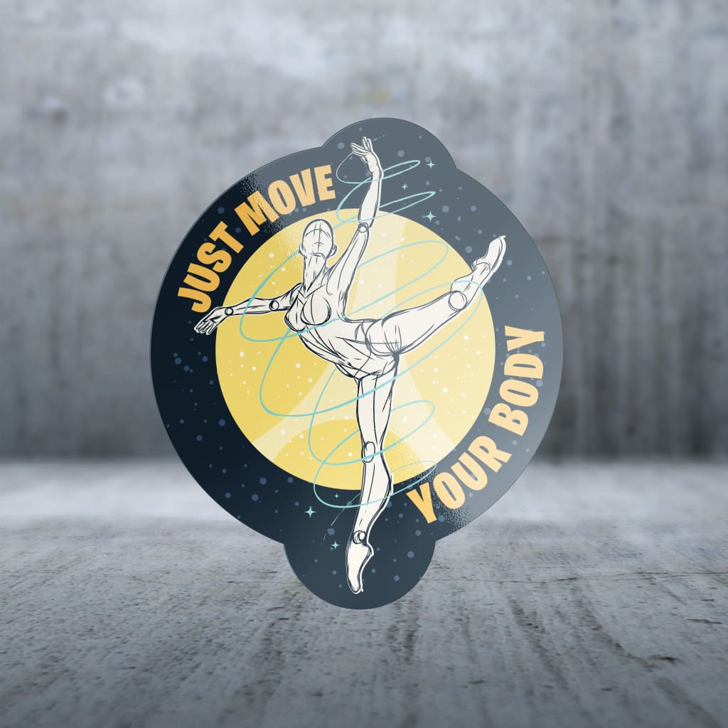 Sticker Pack | 13974 - Just Move Your Body Sketch