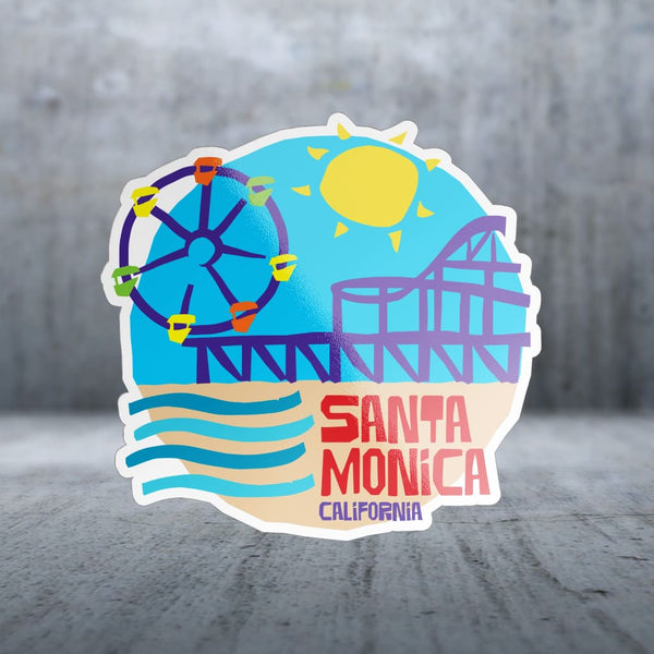 Sticker Pack | 14002 - Less is More - Santa Monica