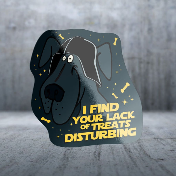 Sticker Pack | 14073 - Dog Sayings - Lack of Treats Disturbing