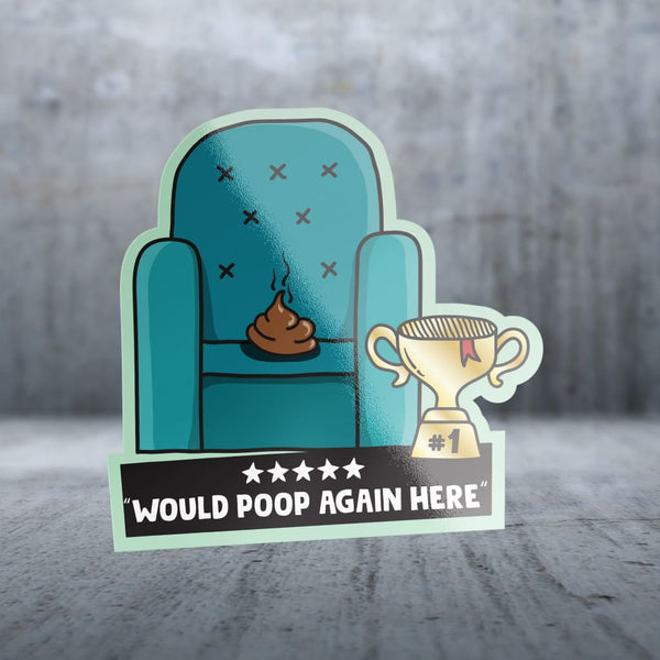Sticker Pack | 14080 - Dog Sayings - Would Poop Again