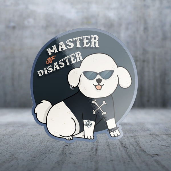 Sticker Pack | 14090 - Dog Sayings - Master of Disaster