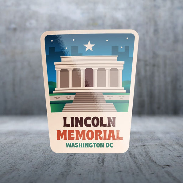 Sticker Pack | 14248 - Gradient Levels - Lincoln Memorial