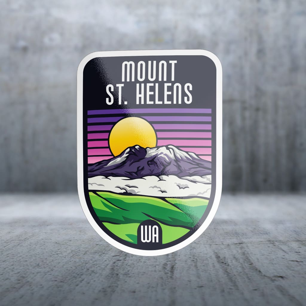 Sticker Pack | 14267 - Sunrise Dusk - Mount St. Helens