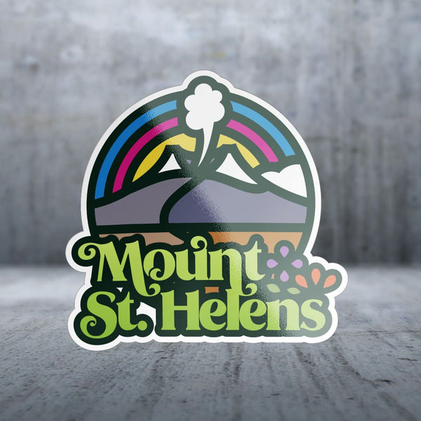Sticker Pack | 14268 - Bright Text - Mount St. Helens
