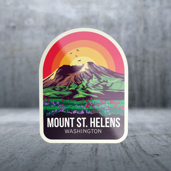 Sticker Pack | 14275 - Rainbow Sky - Mount St. Helens
