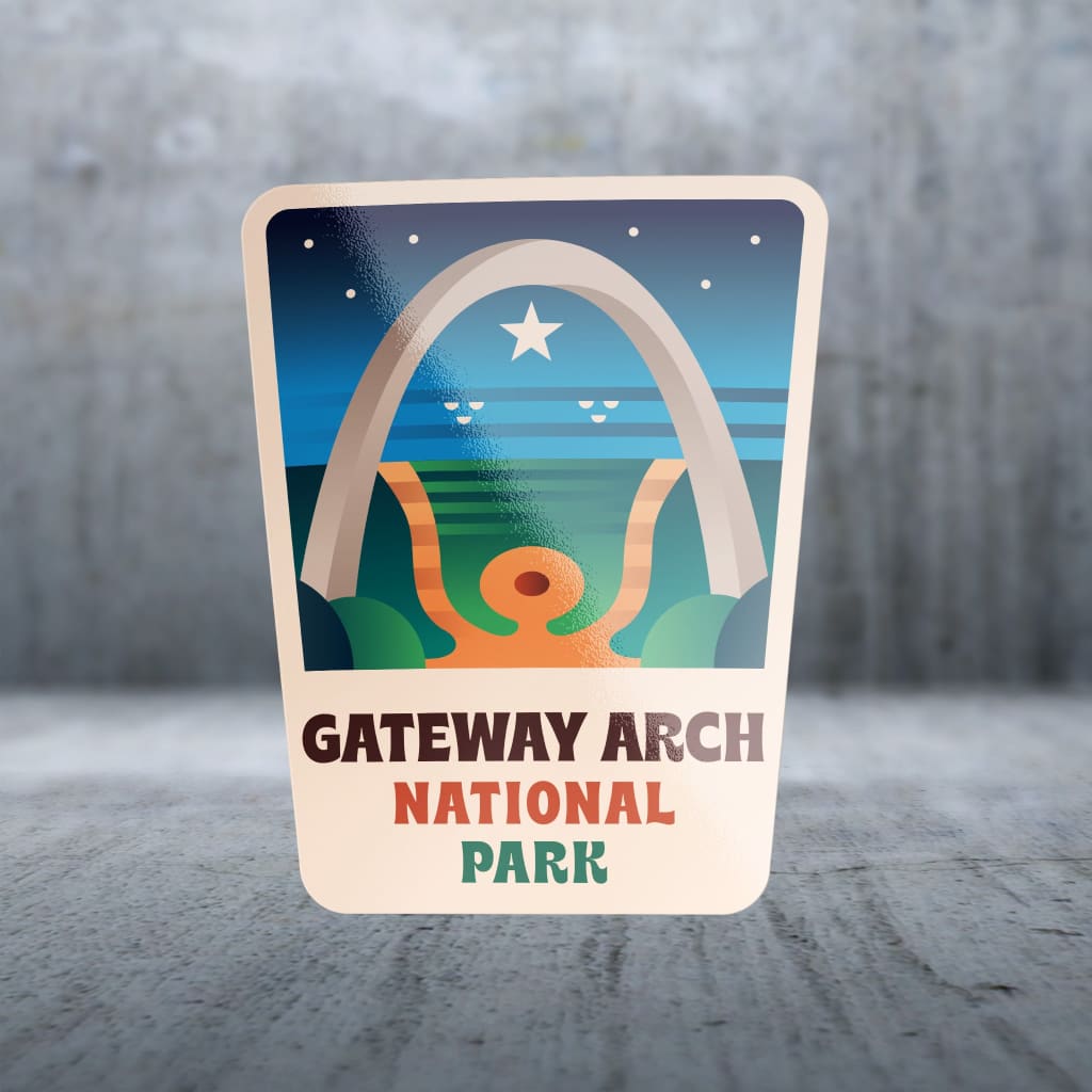 Sticker Pack | 14354 - Gradient Levels - Gateway Arch