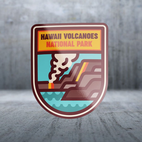 Sticker Pack | 14367 - Shield Lines - Hawaii Volcanoes