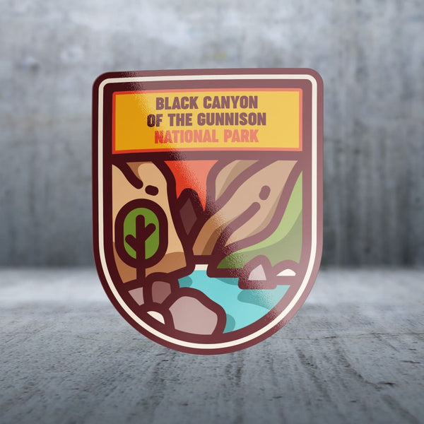 Sticker Pack | 14390 - Shield Lines - Black Canyon Of the Gunnison
