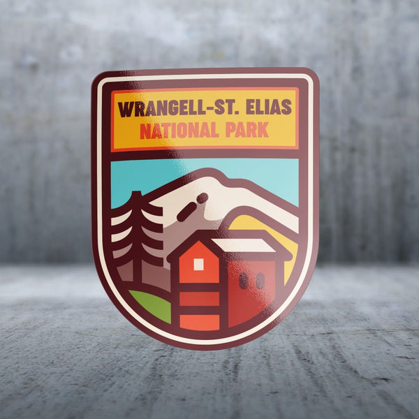 Sticker Pack | 14398 - Shield Lines - Wrangell - St. Elias