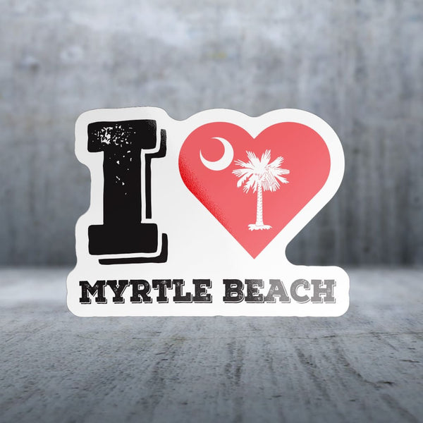 Sticker Pack | 14446 - I Love State - SC Palmetto