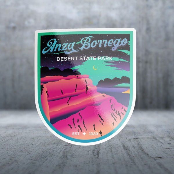 Sticker Pack | 14638 - Neon Sky - Anza-Borrego - Fonts Point Night