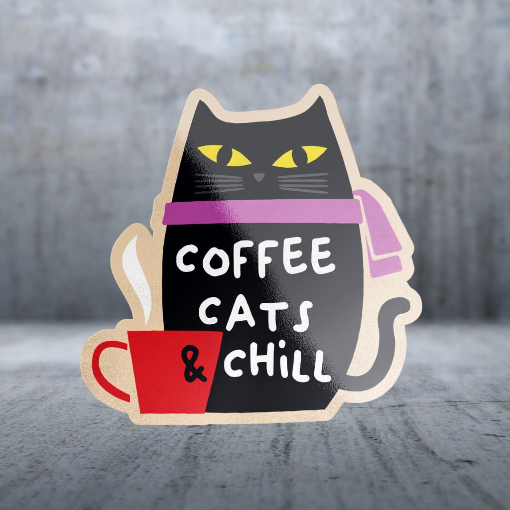 Sticker Pack | 14801 - Coffee Cats Chill