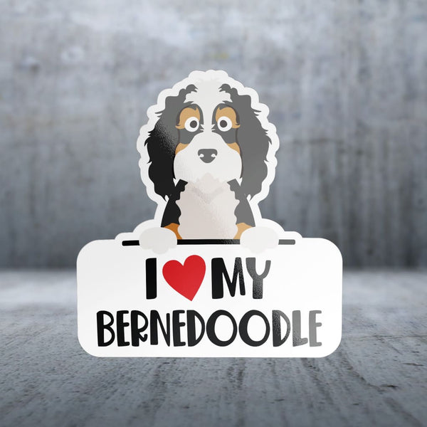 Sticker Pack | 14840 - Dogs I Love - Bernedoodle