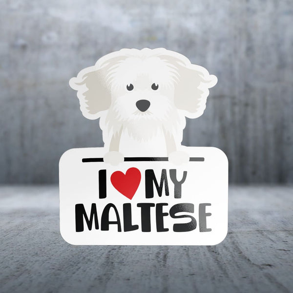 Sticker Pack | 14845 - Dogs I Love - Maltese