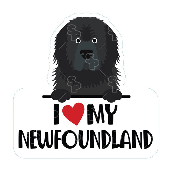 Sticker Pack | 14846 - Dogs I Love - Newfoundland