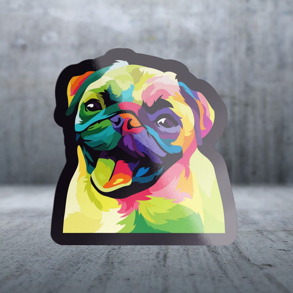 Sticker Pack | 15123 - Color Patches - Pug