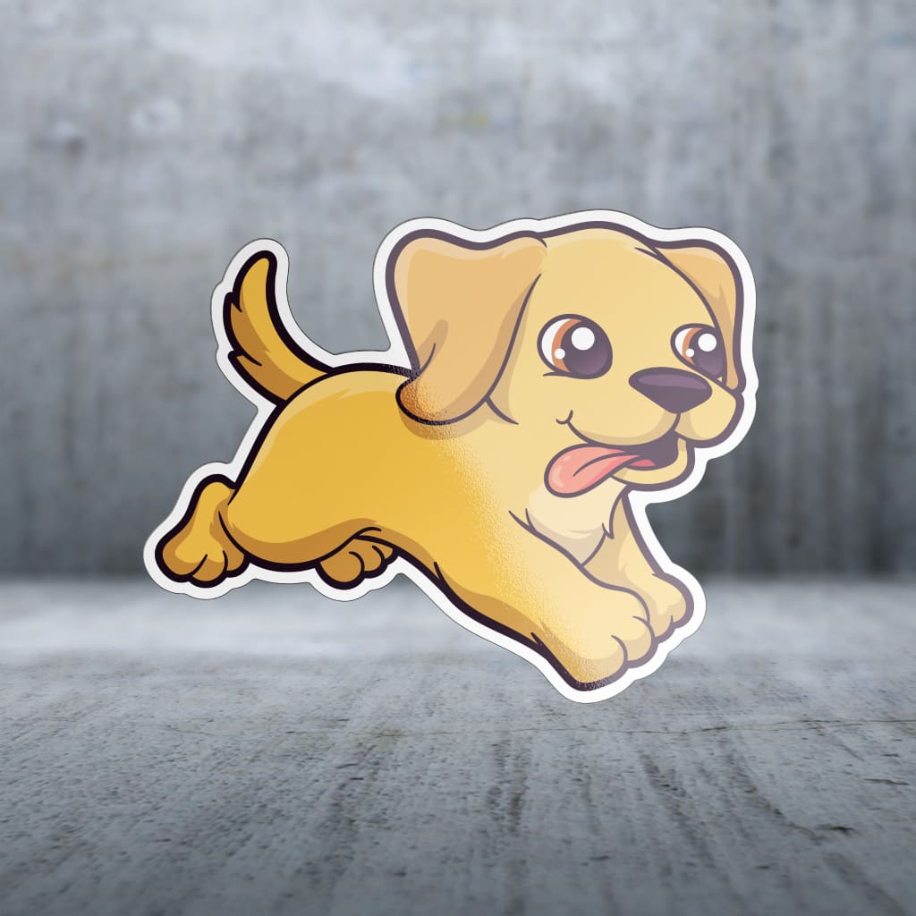 Sticker Pack | 15149 - Puppy Cartoon - Labrador Retriever