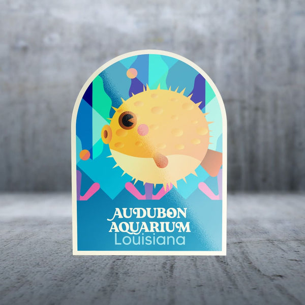 Sticker Pack | 15369 - Gradient Animal - Puffer Fish