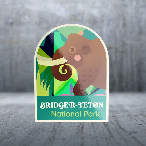 Sticker Pack | 15391 - Gradient Animal - Woolly Mammoth
