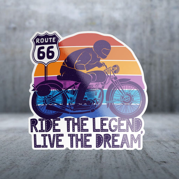 Sticker Pack | 15596 - Route 66 - Motorcycle Dream