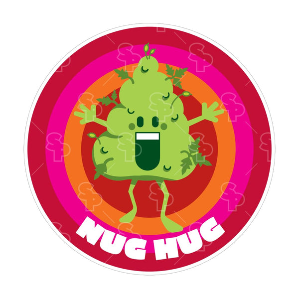 Sticker Pack | 1577 - Cannabis - Nug Hug