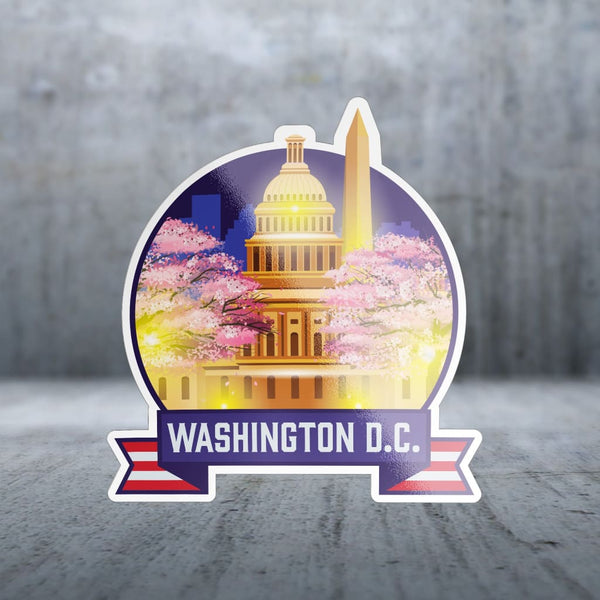 Sticker Pack | 15775 - Washington DC - Cherry Blossom - White House