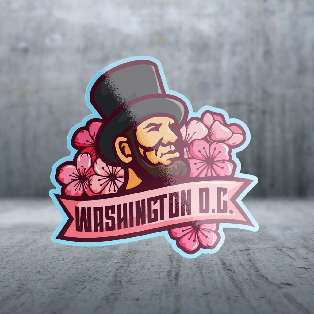 Sticker Pack | 15788 - Washington DC - Cherry Blossom Abe