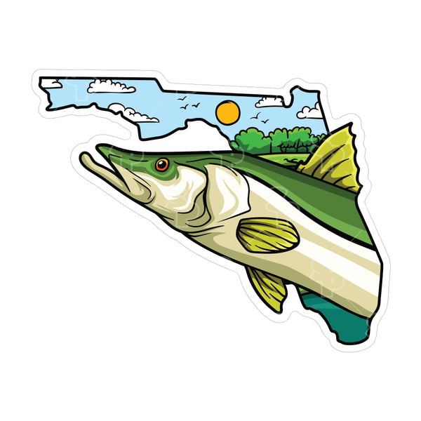 Sticker Pack | 15923 - Fishing State - Florida - Snook