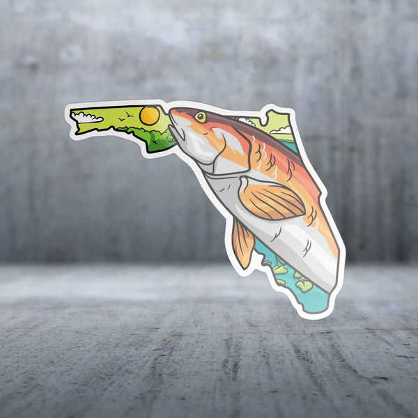 Sticker Pack | 15924 - Fishing State - Florida - Redfish
