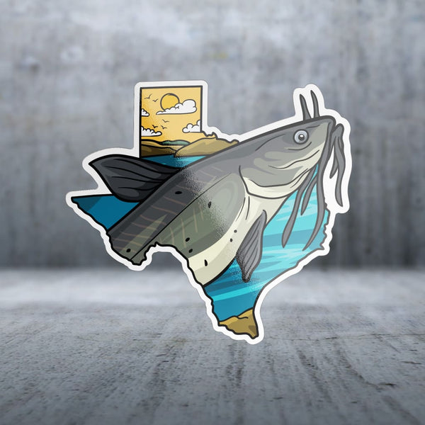 Sticker Pack | 15929 - Fishing State - Texas - Catfish