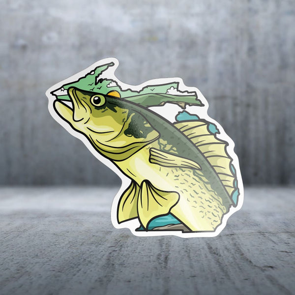 Sticker Pack | 15938 - Fishing State - Michigan - Walleye