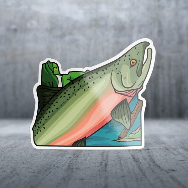 Sticker Pack | 15947 - Fishing State - Oregon - Coho Salmon